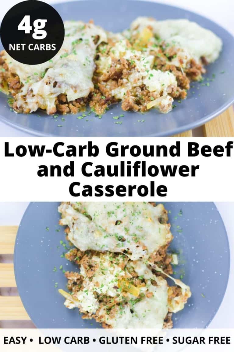 Low-Carb Ground Beef and Cauliflower Casserole | Better Than Bread Keto